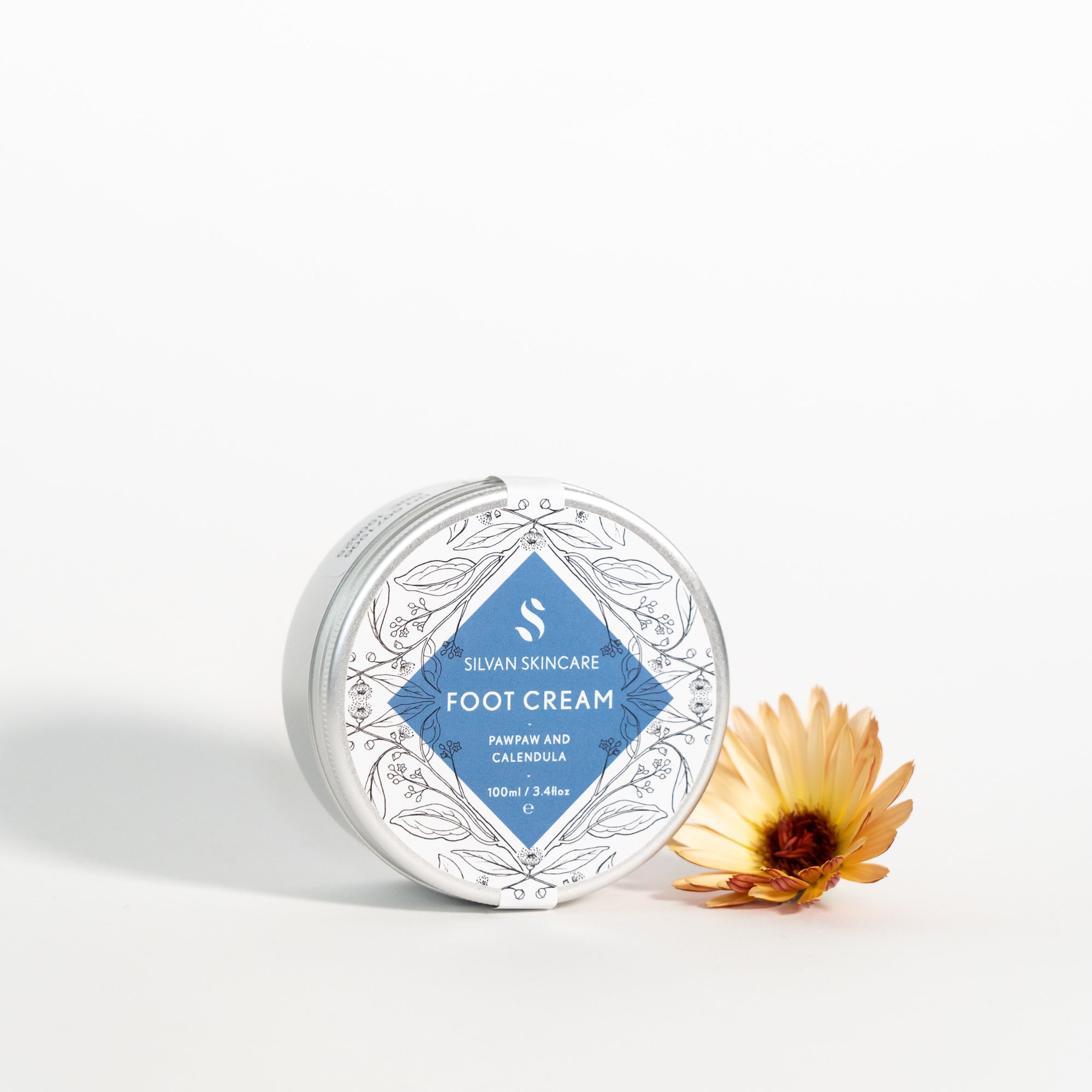 Silvan Skincare Foot Cream for dry feet and cracked heels